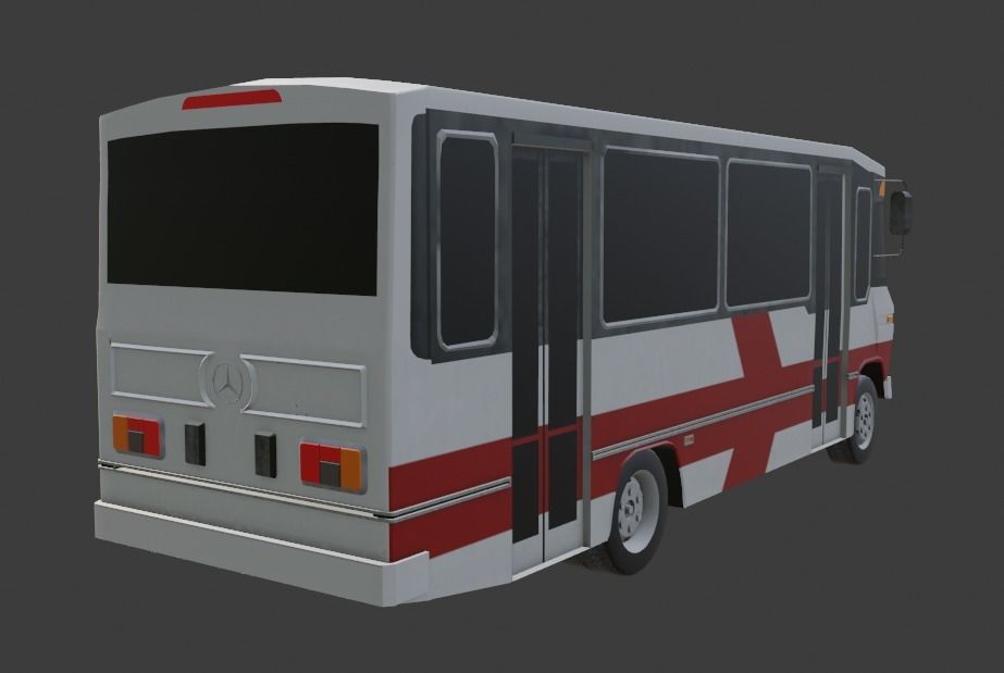 3D model 90s Minibus VR / AR / low-poly | CGTrader