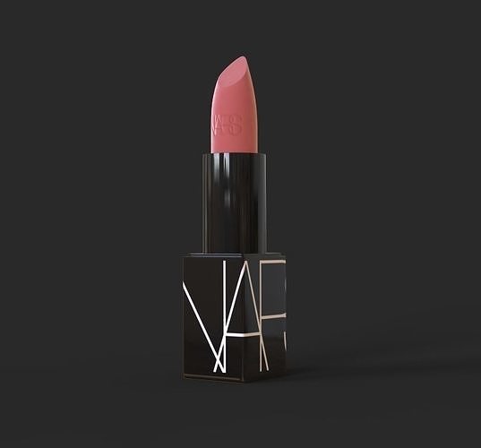 NARS lipstick realistic 3D model free 3D model animated | CGTrader