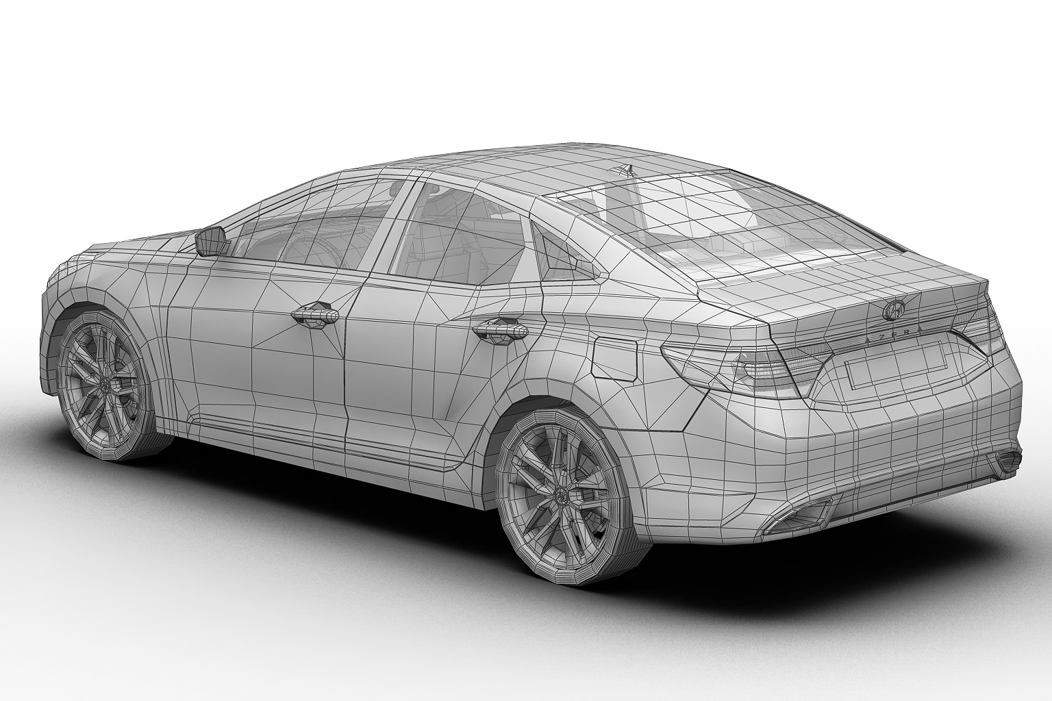 2012 Hyundai Azera 3D model | CGTrader