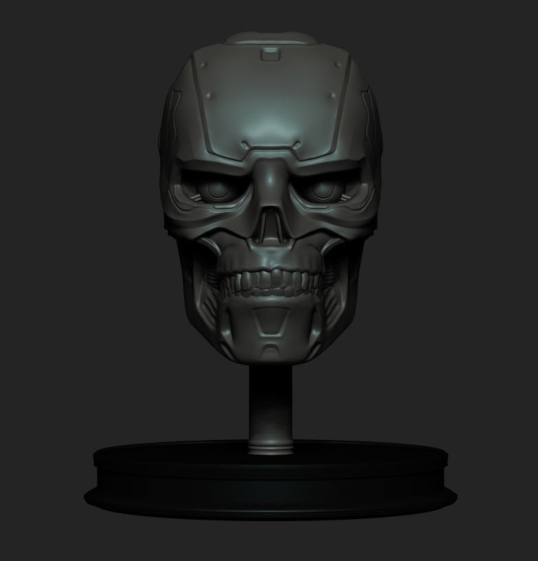Terminator Rev-9 Head 3D model 3D printable | CGTrader