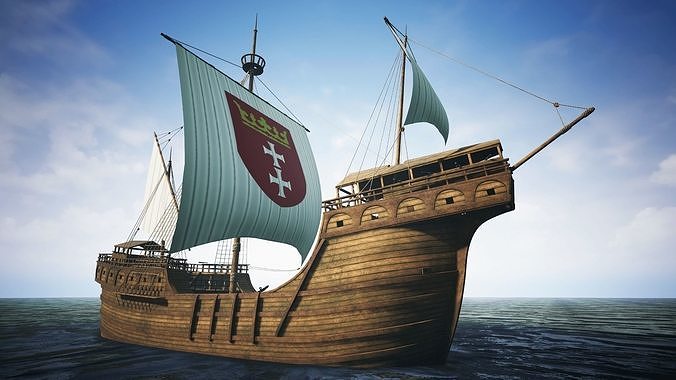 3D model Peter von Danzig -Carrack- VR / AR / low-poly | CGTrader