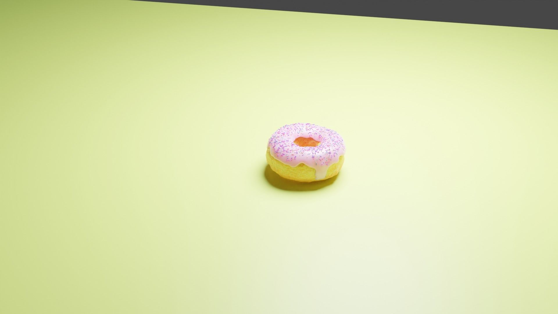 Vanilla Donut - Material Only 3D model | CGTrader