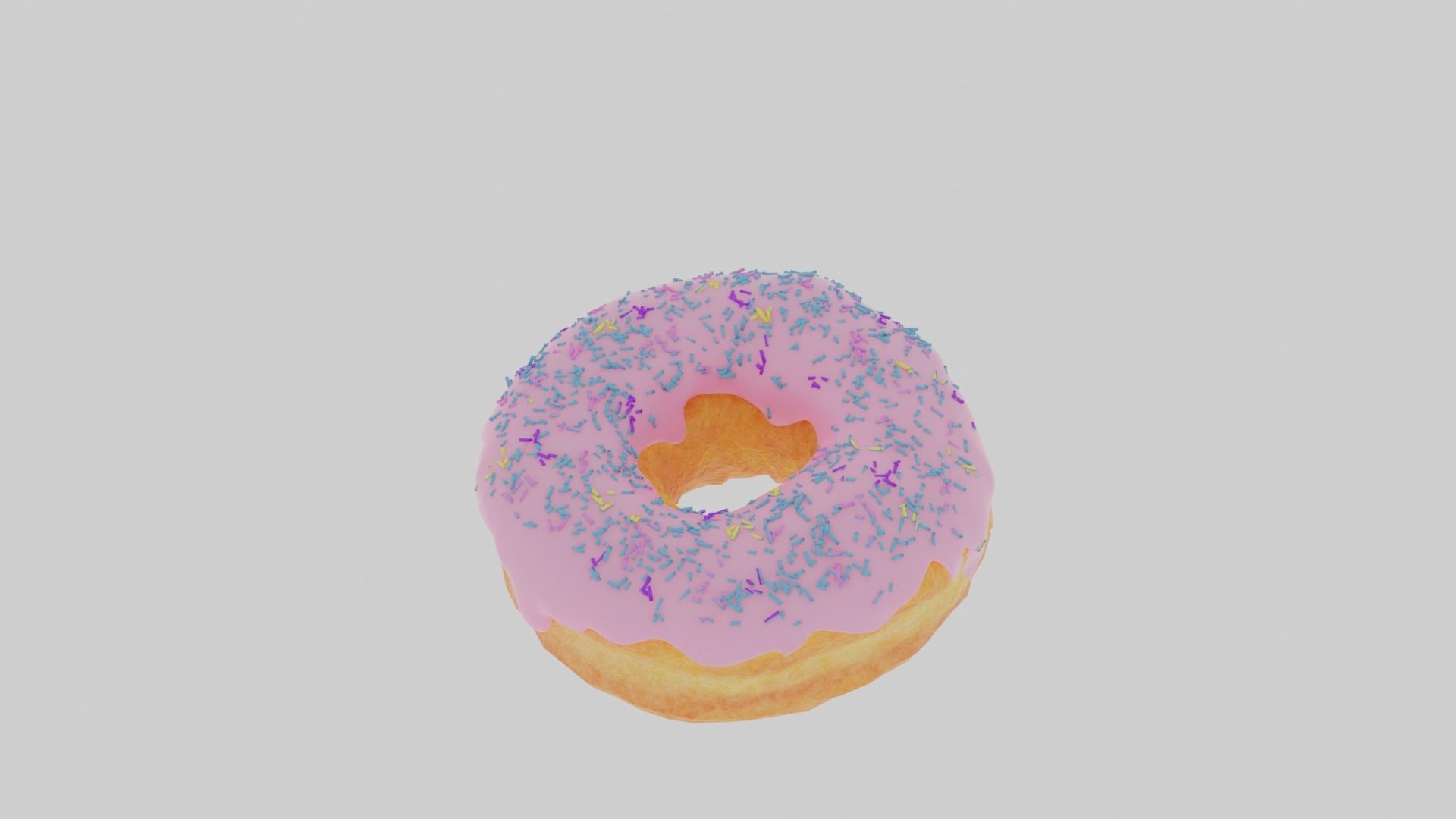 Vanilla Donut - Material Only 3D model | CGTrader
