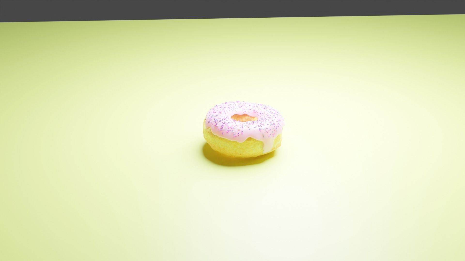 Vanilla Donut - Material Only 3D model | CGTrader