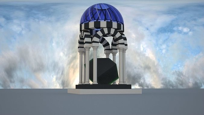 3D model Monument tower VR / AR / low-poly | CGTrader