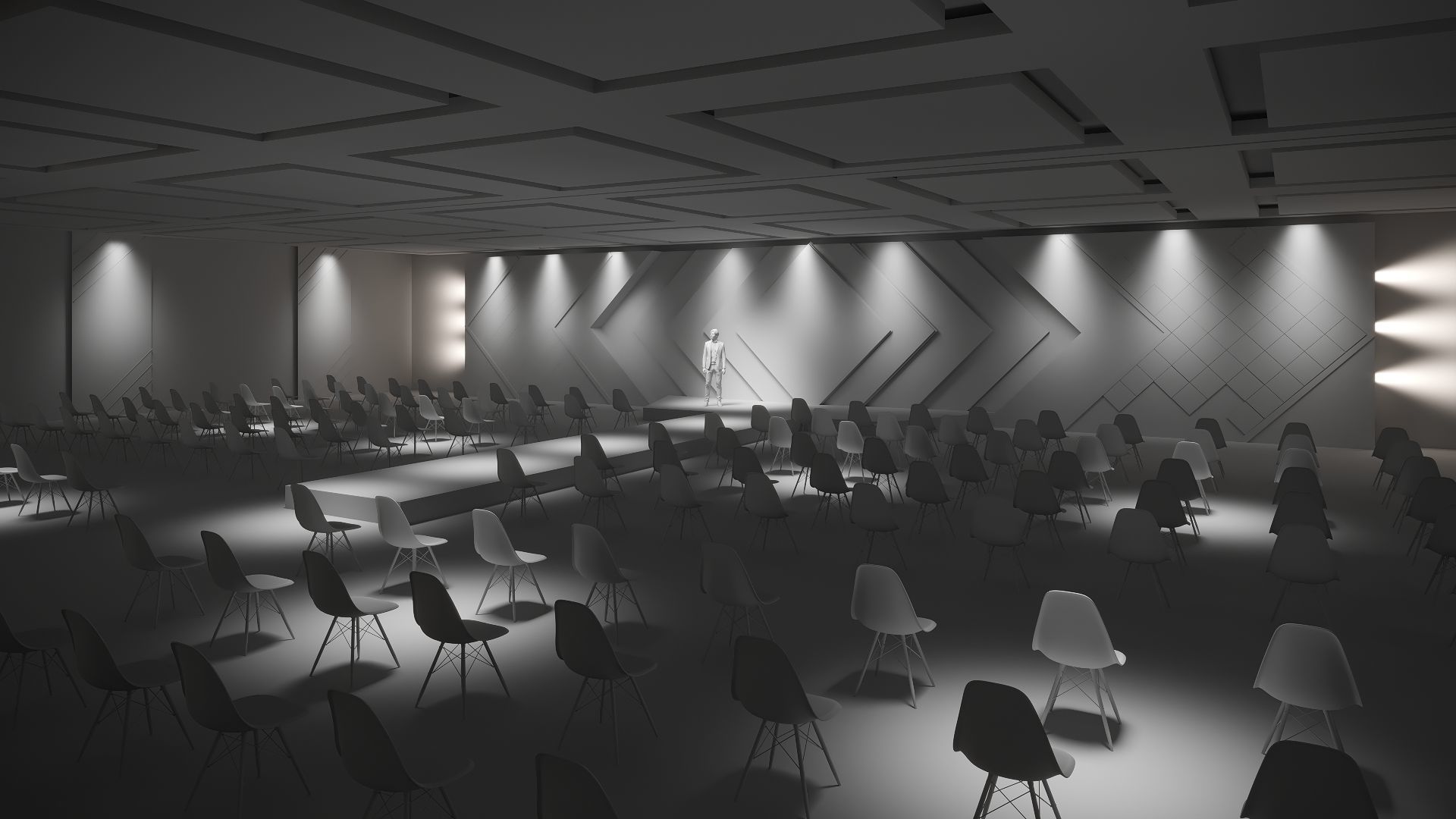 Corporate event 3D model | CGTrader