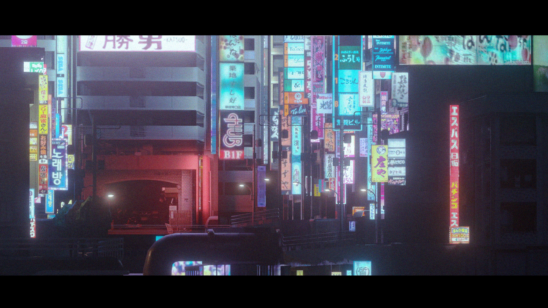 Cyberpunk Street Signs 3D model | CGTrader