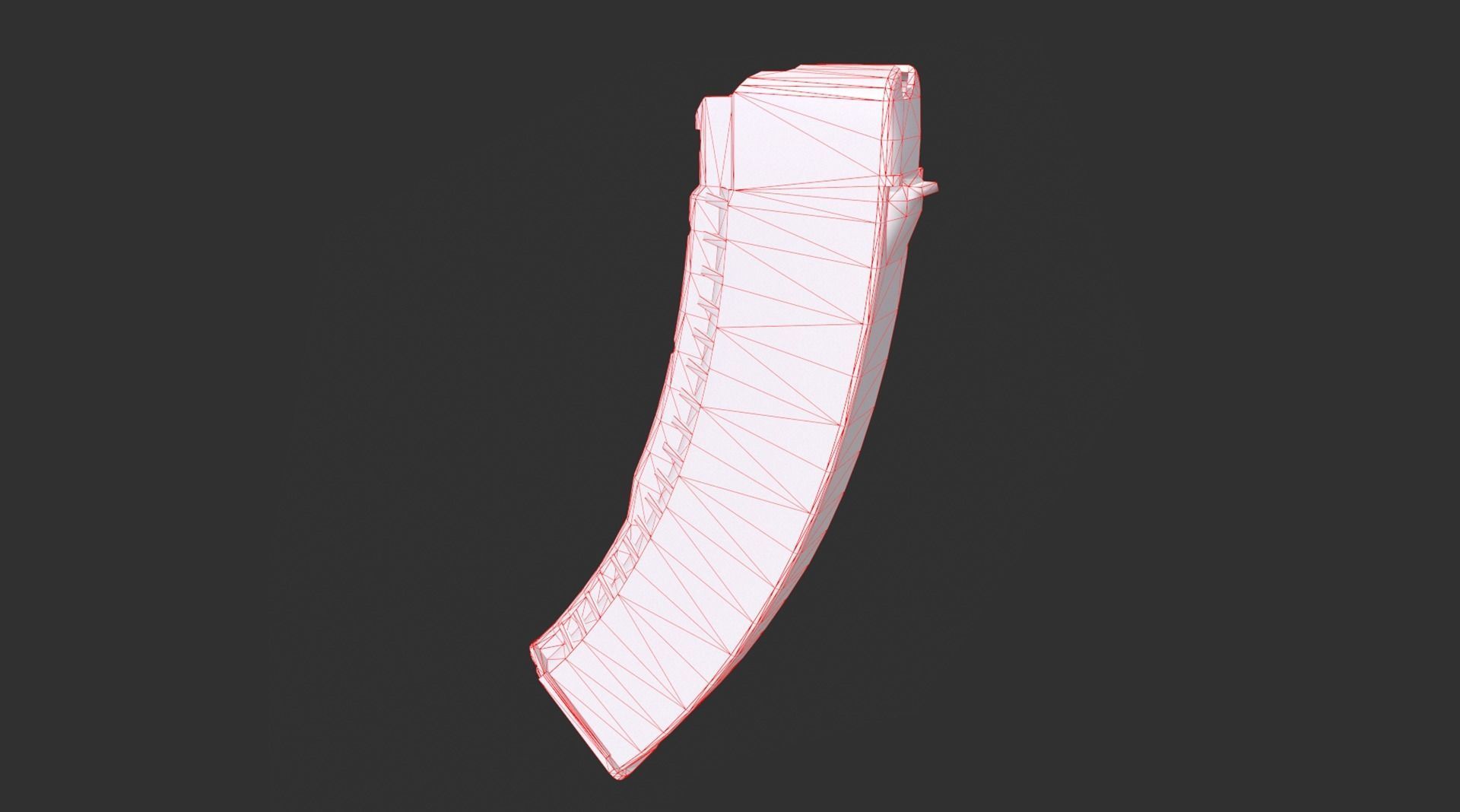 3D model 45 Rounds AK Magazine VR / AR / low-poly | CGTrader