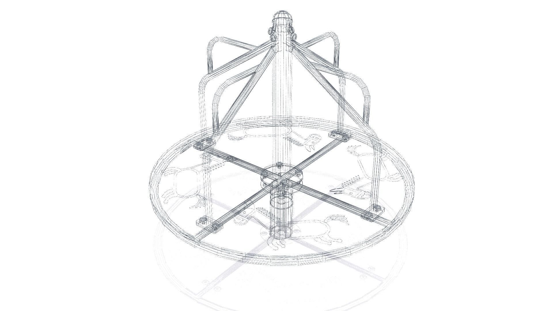 Playground- merry go round free 3D model | CGTrader