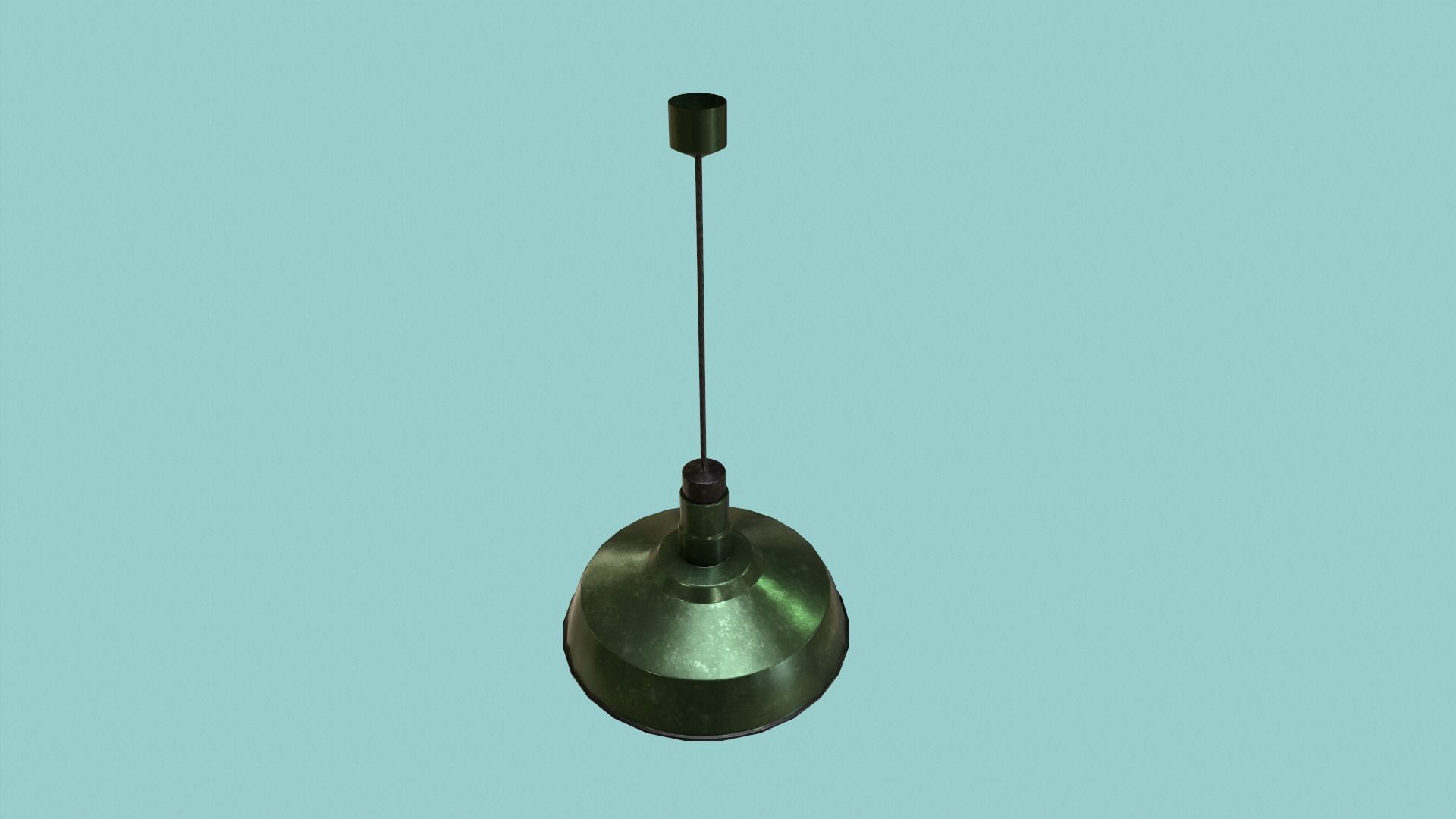 3D model Old School Hanging Lamp VR / AR / low-poly | CGTrader
