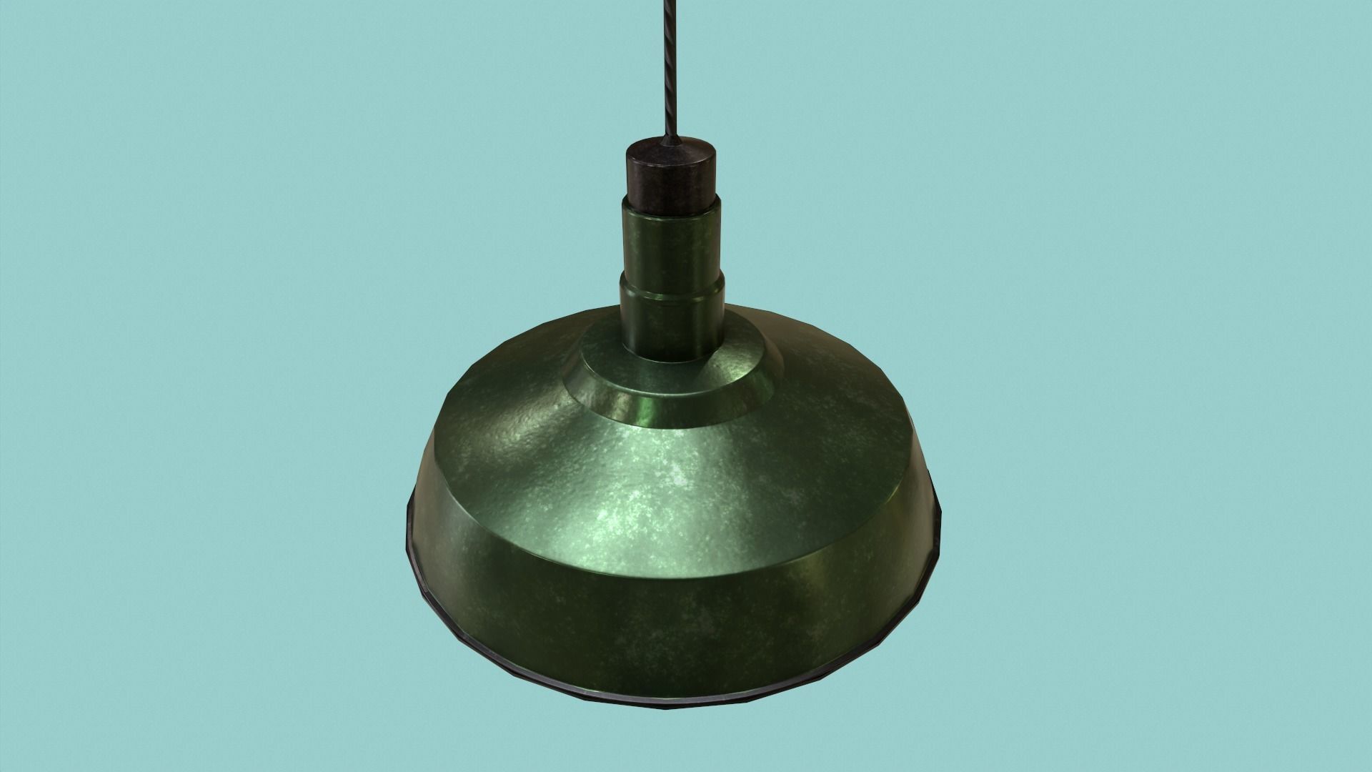 3D model Old School Hanging Lamp VR / AR / low-poly | CGTrader