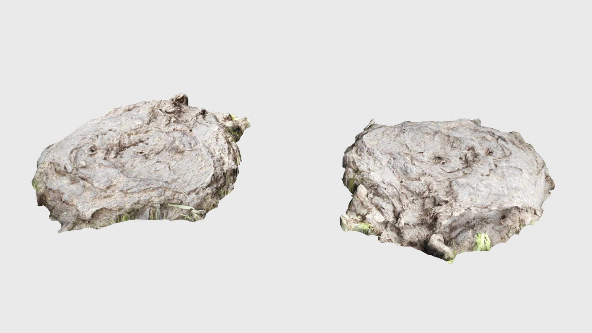 3D model Cow manure set VR / AR / low-poly | CGTrader