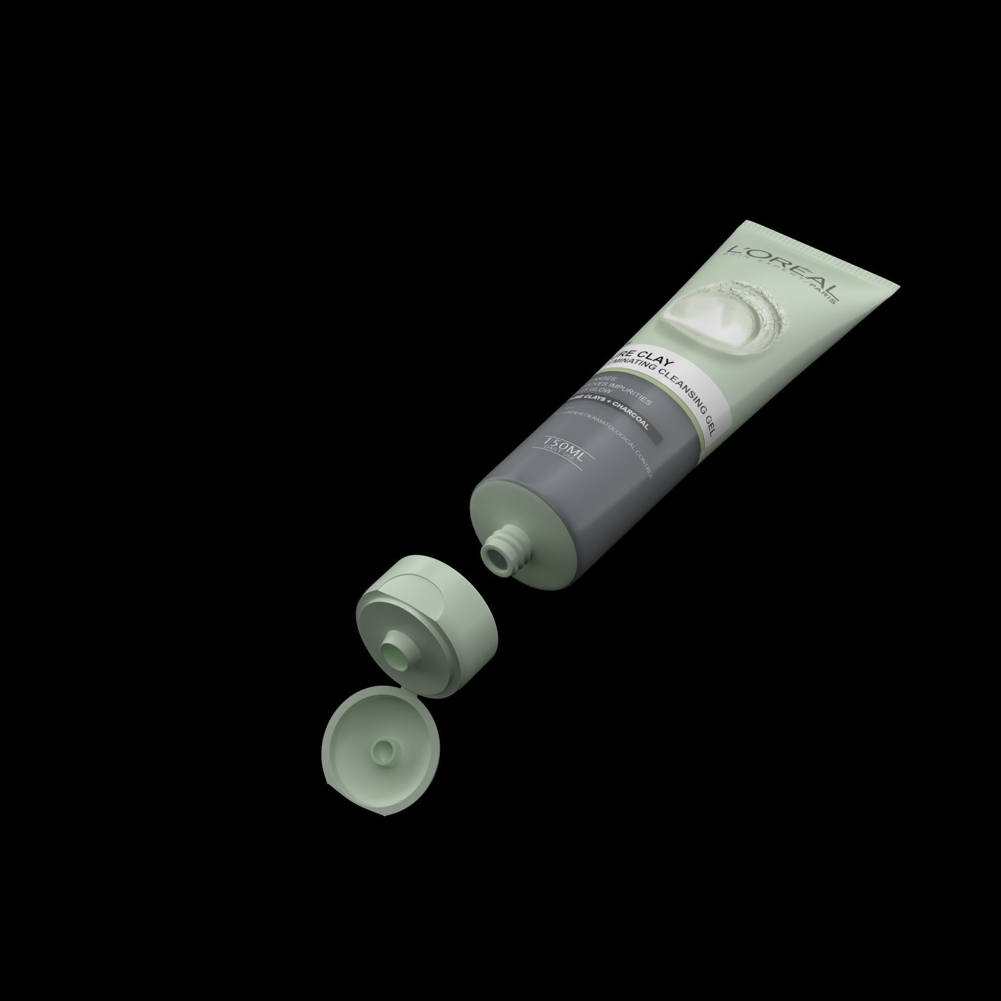 L Oreal Skin Expert - Pure Clay - Maya - VRay Next 3D model | CGTrader