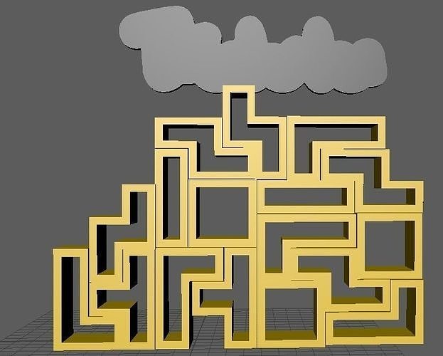 Stand Tetrix 3D model | CGTrader