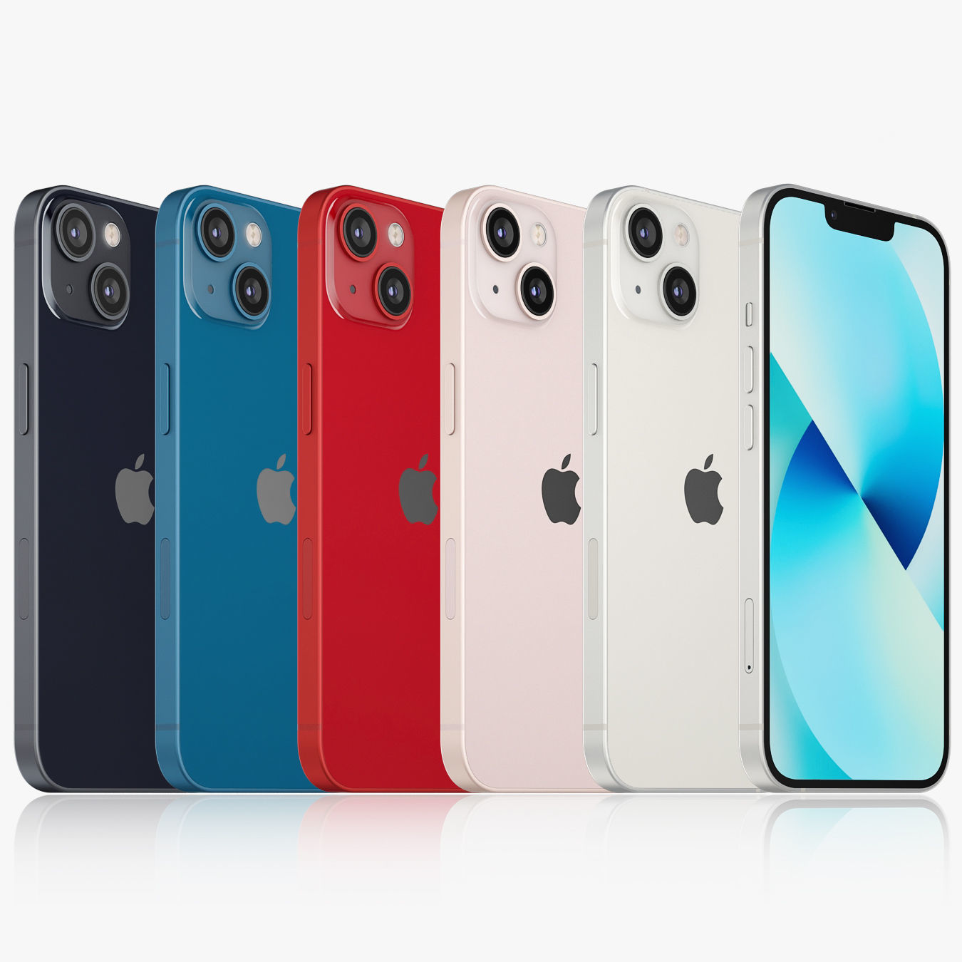 Apple iPhone 13 All colors 3D model | CGTrader