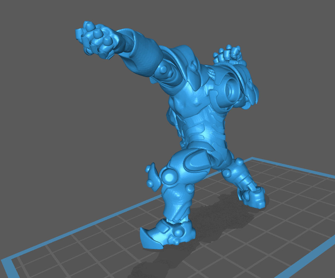 Reinhardt - Flex 3D model 3D printable | CGTrader