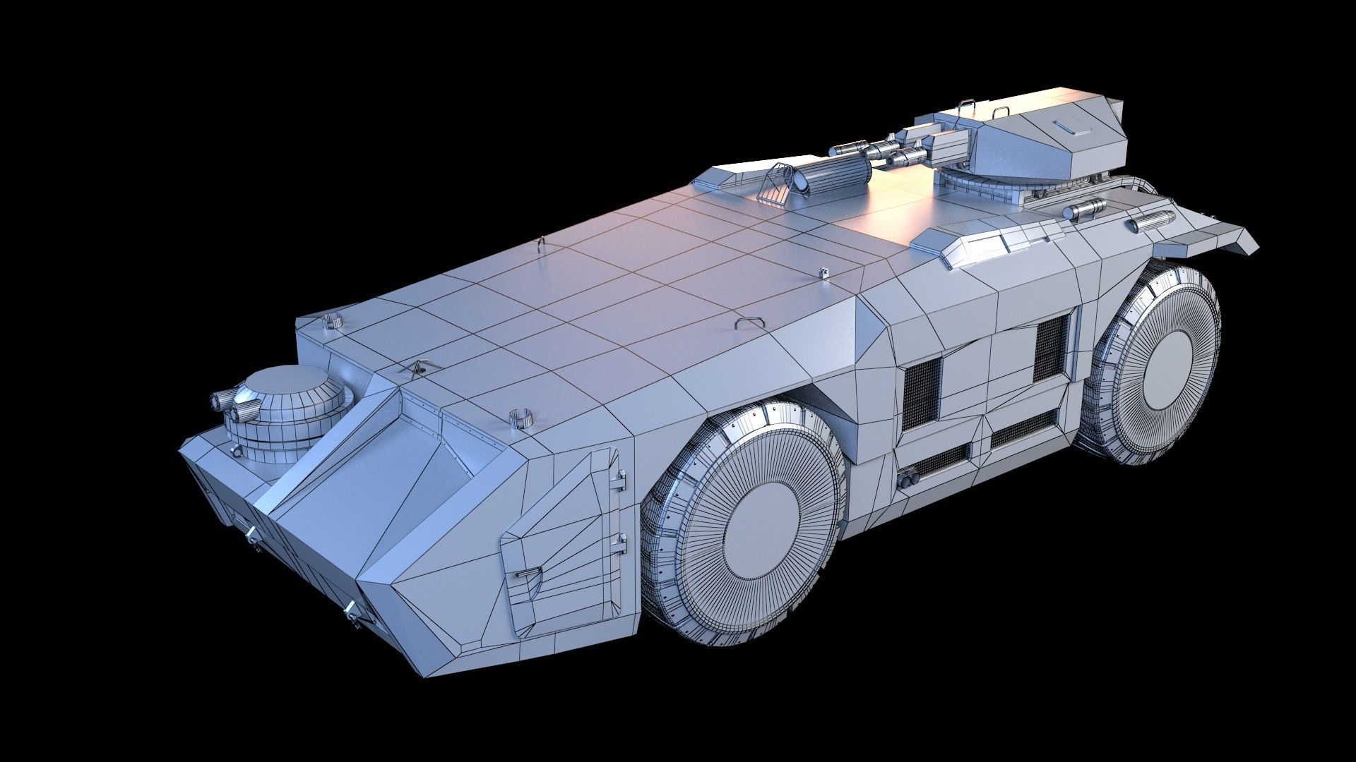 M 577 APC Aliens 3D model | CGTrader
