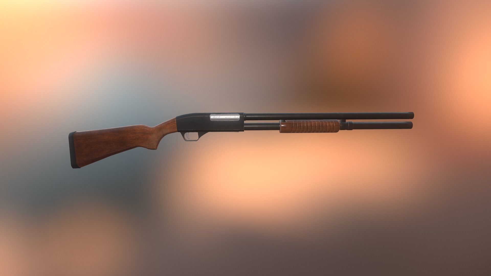 3D model MP-133 shotgun VR / AR / low-poly | CGTrader