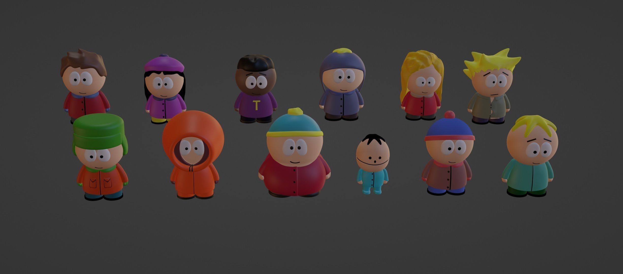 SouthPark Pack 3D model 3D printable | CGTrader