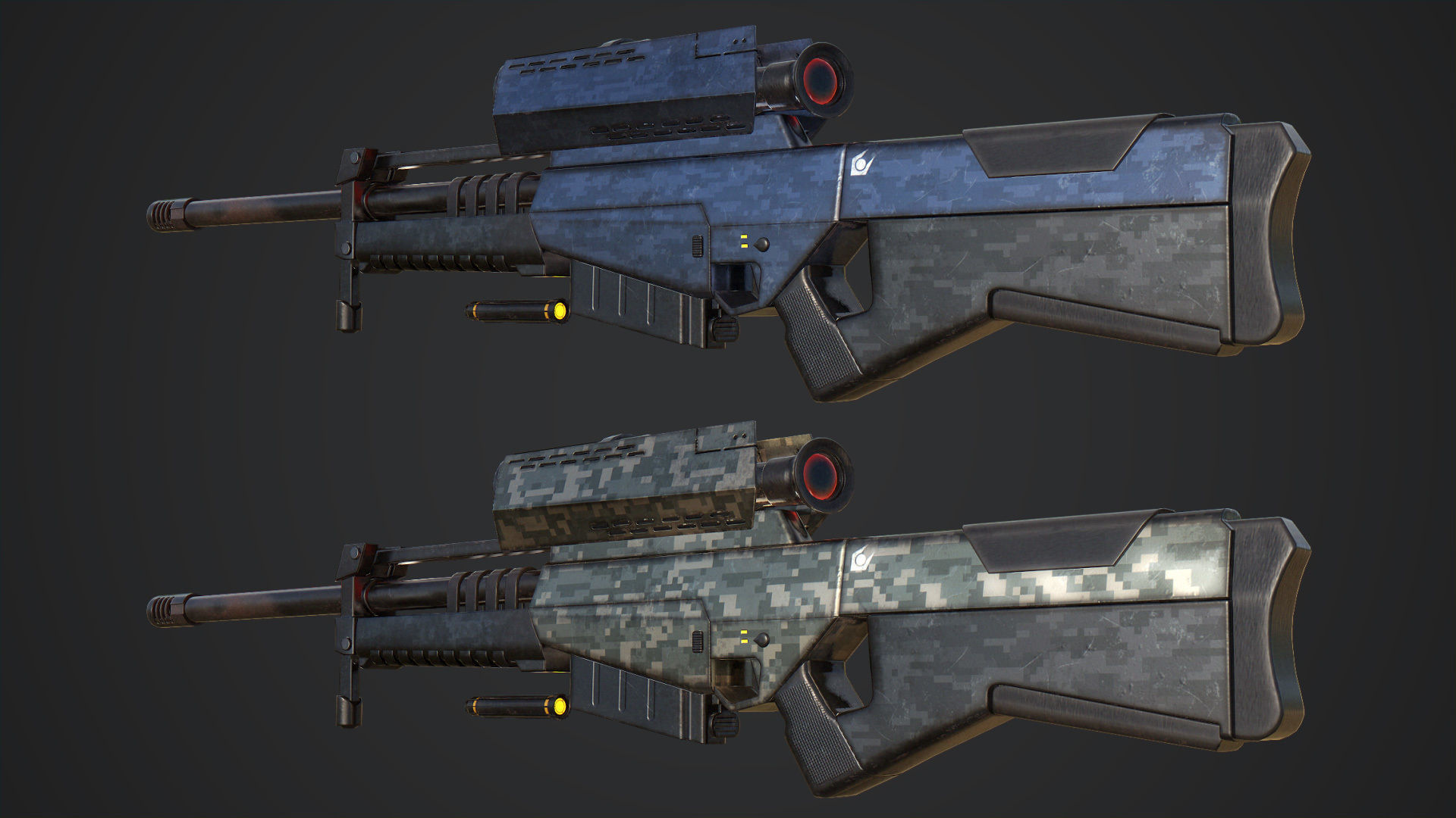 3D model Combine Sniper Rifle from Half Life VR / AR / low-poly | CGTrader