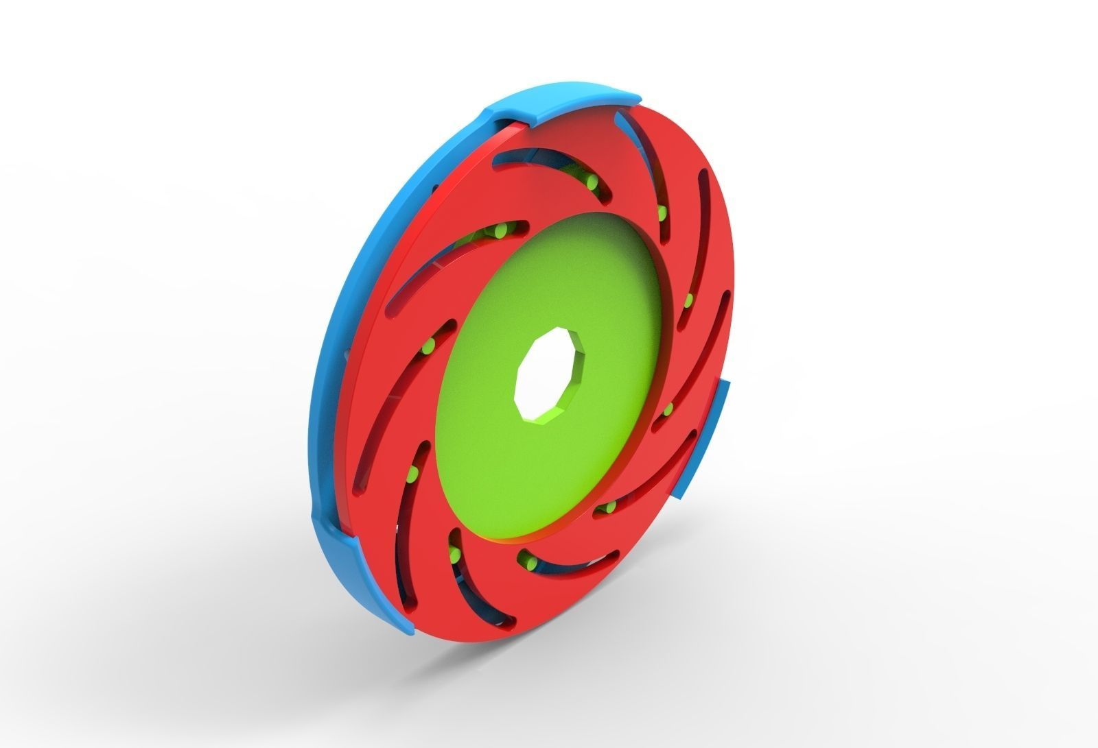 iris diaphragm mechanism 3D model 3D printable | CGTrader