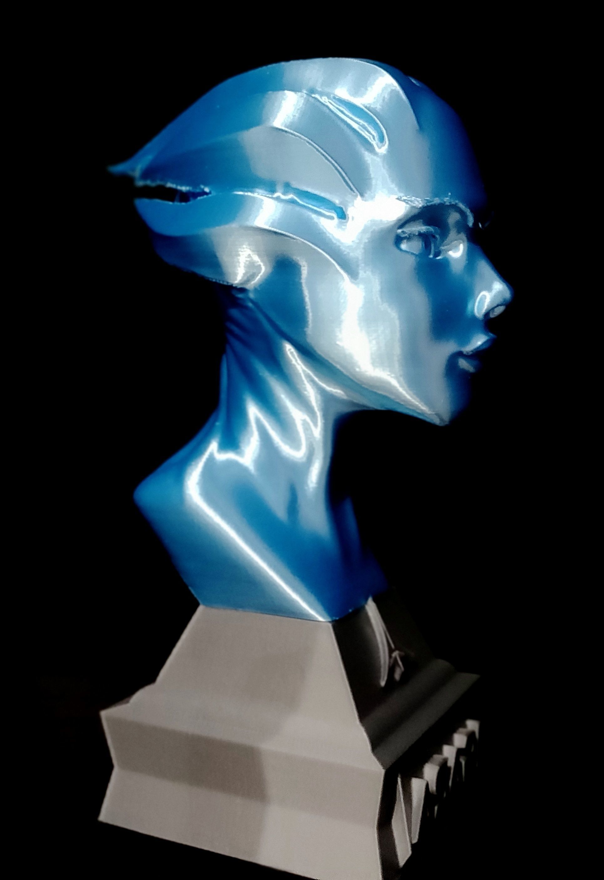 ASARI - mass effect bust 3D model 3D printable | CGTrader