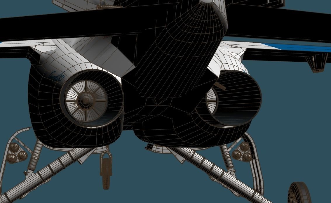 JASDF T 4 Blue Impulse aerobatic demonstration team 3D model | CGTrader