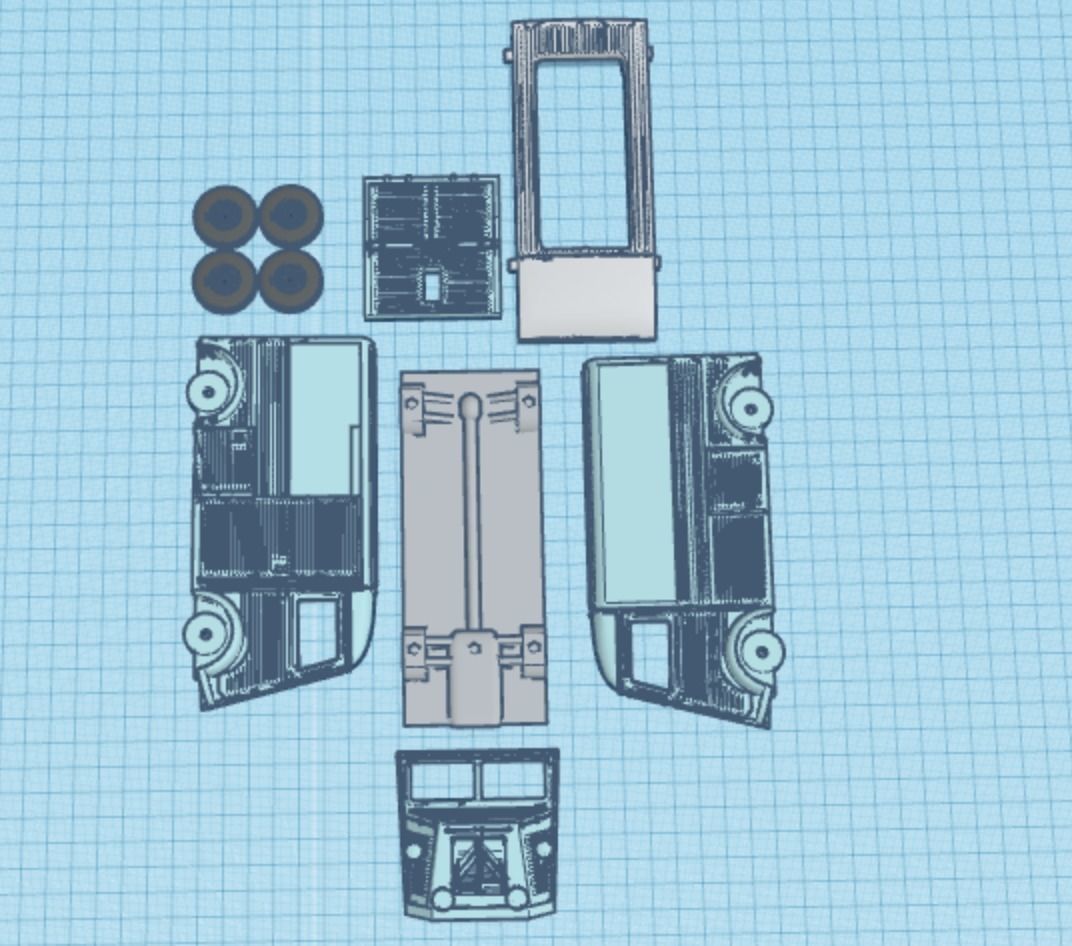 Citroen Printable Box Van 3D model 3D printable | CGTrader