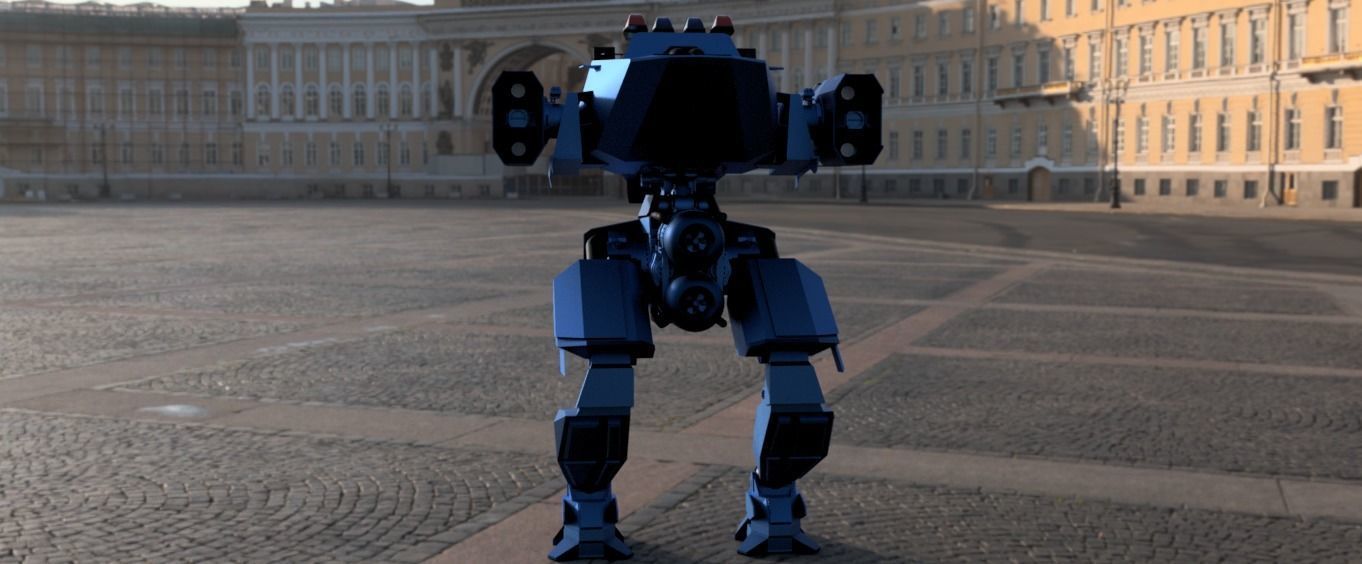 Future cop LAPD X1 Alpha 3D model | CGTrader