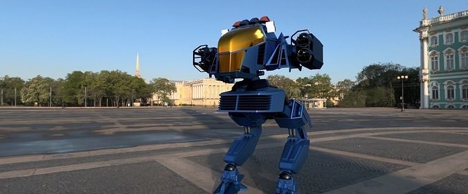 Future cop LAPD X1 Alpha 3D model | CGTrader