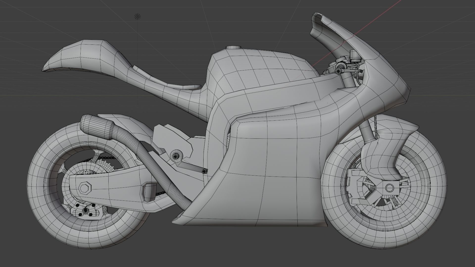 A Motorcycle Racing 3D Model Low Poly 3D model | CGTrader