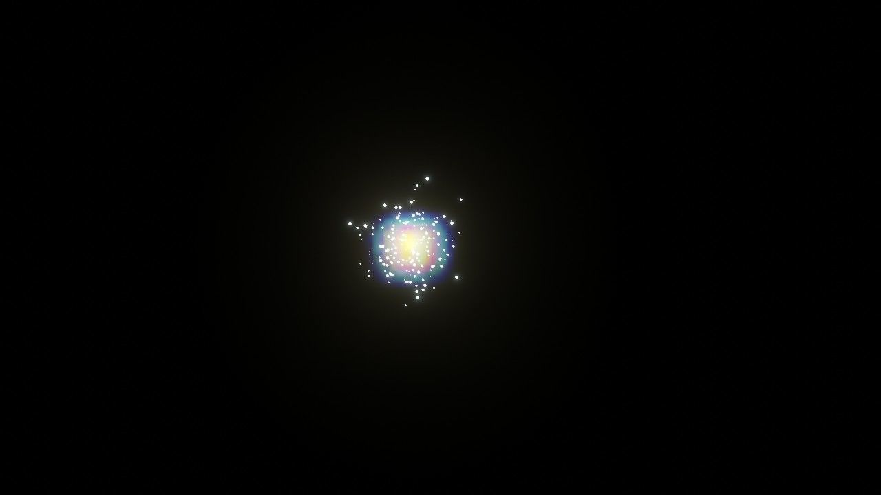 Star cluster nebula simulation 3D model animated | CGTrader