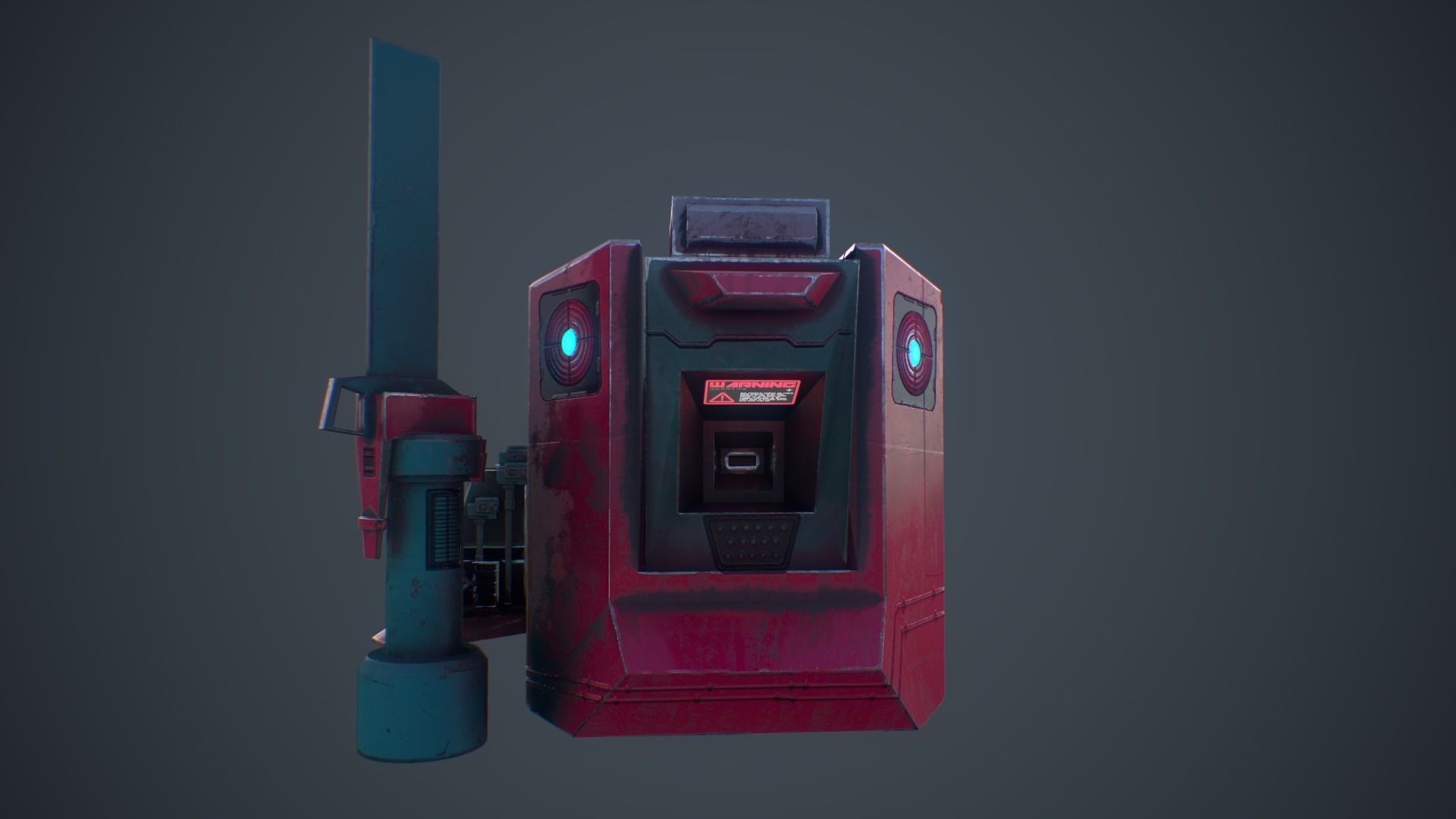 3D model Sci-fi Call Center VR / AR / low-poly | CGTrader
