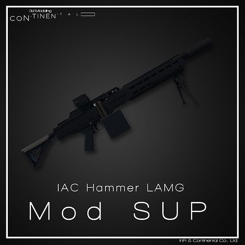 IAC Hammer LAMG Mod SUP 3D model | CGTrader