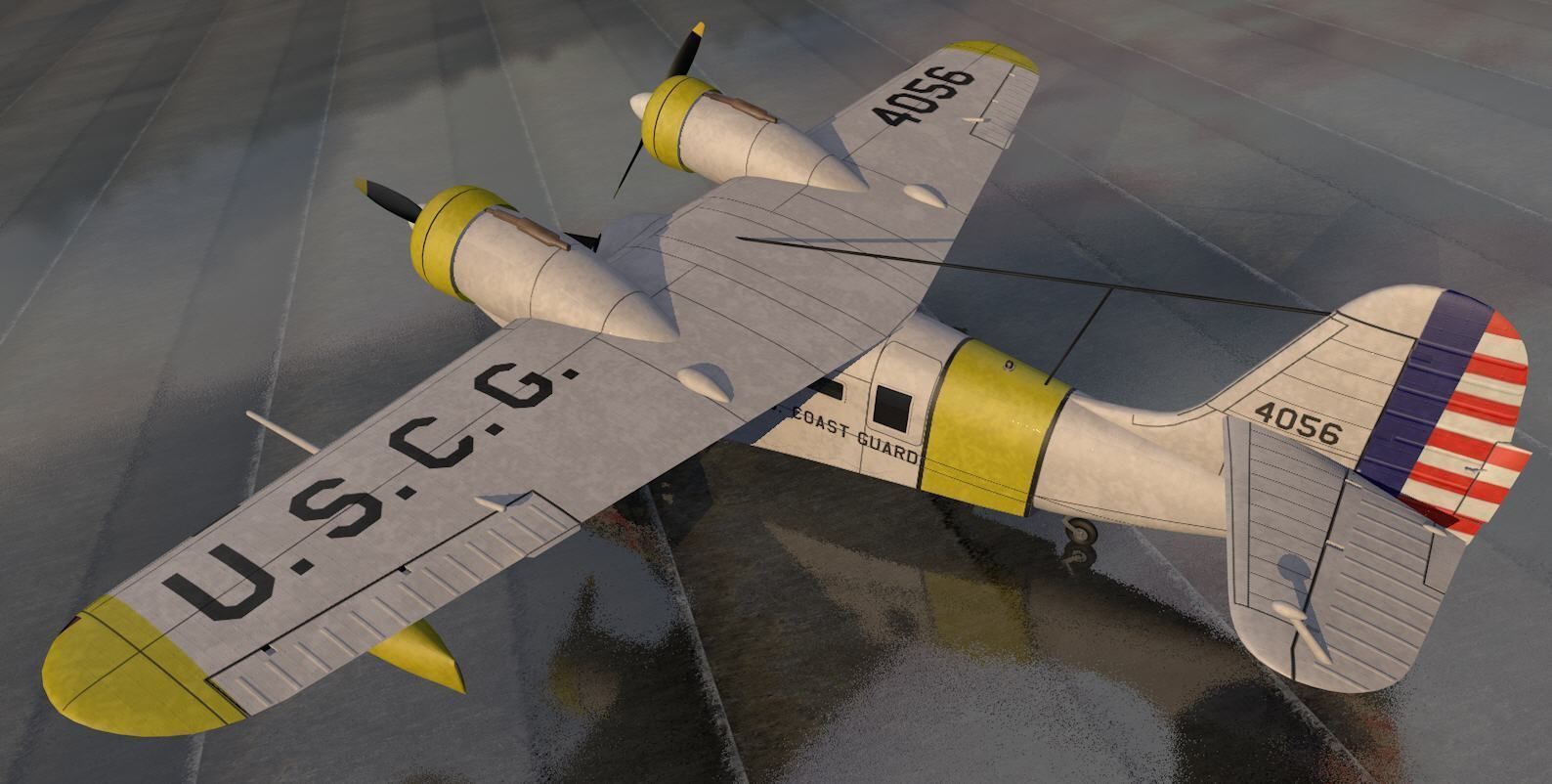 Grumman G-21 Goose 3D model | CGTrader