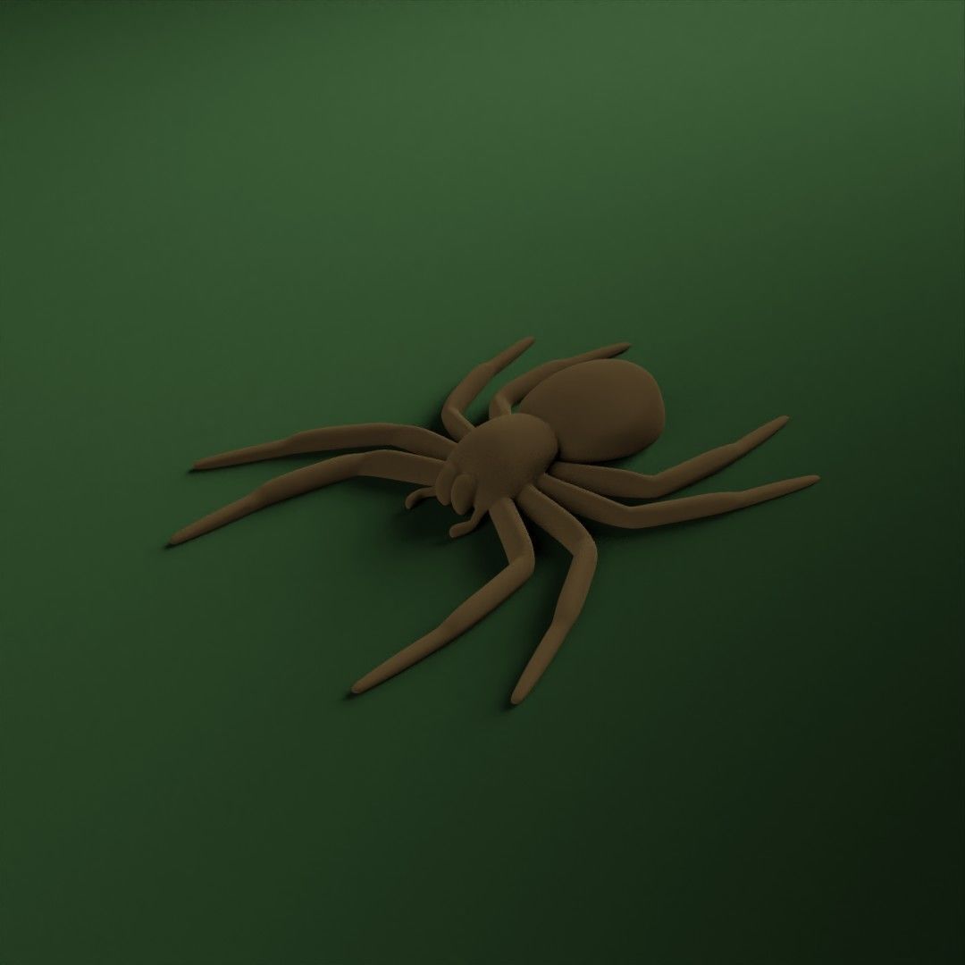 A small Spider 3D model 3D printable | CGTrader
