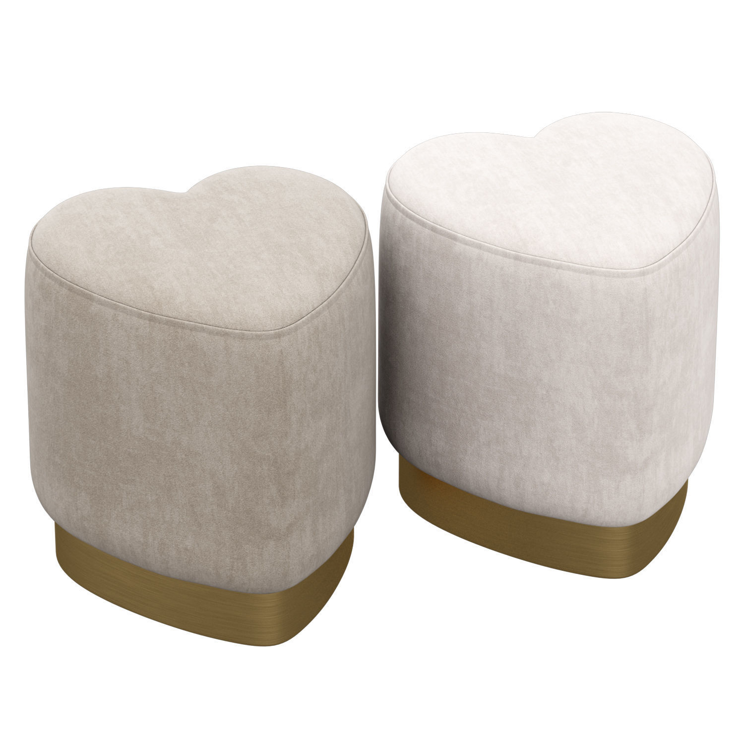 Heart shape stool 3D model | CGTrader