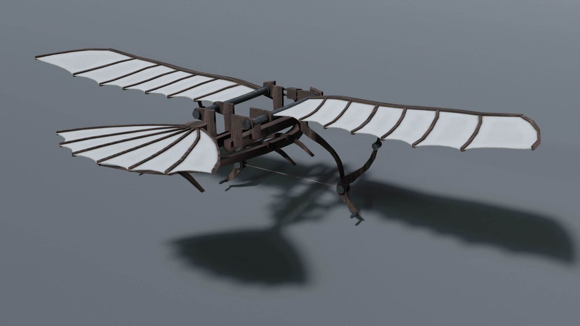 3D model DaVinci Flying Machine VR / AR / low-poly | CGTrader