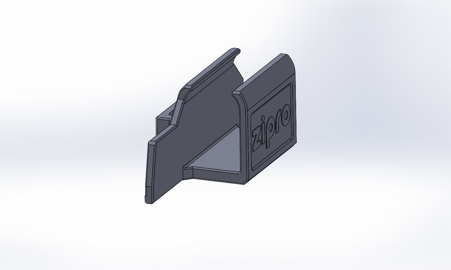 Glock Double Stack 9mm Magazine Clip Holder by ZIPRO 3D model 3D ...