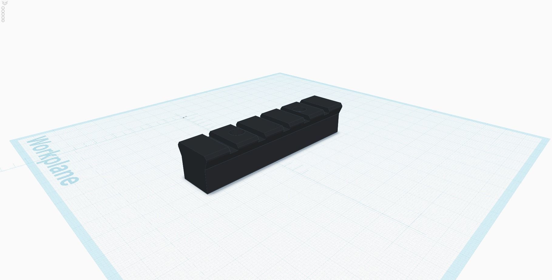 picatinny rail 22mm 3D model 3D printable | CGTrader