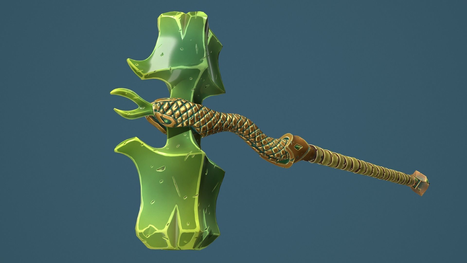 3D model Snake hammer VR / AR / low-poly | CGTrader