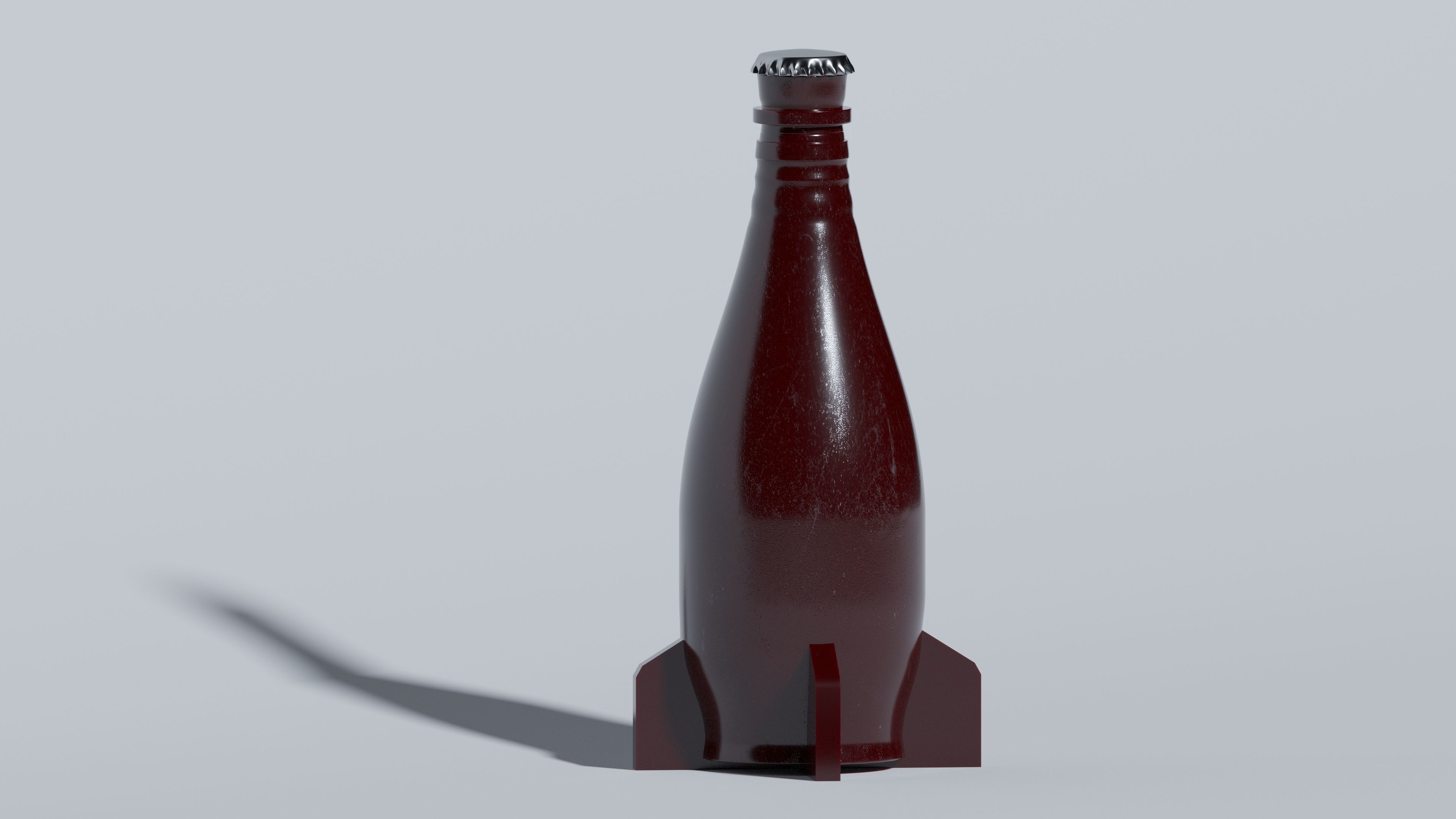 Nuka Cherry bottle 3D model | CGTrader