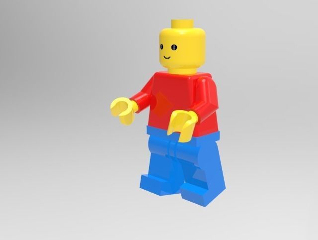 lego character 3D model 3D printable | CGTrader