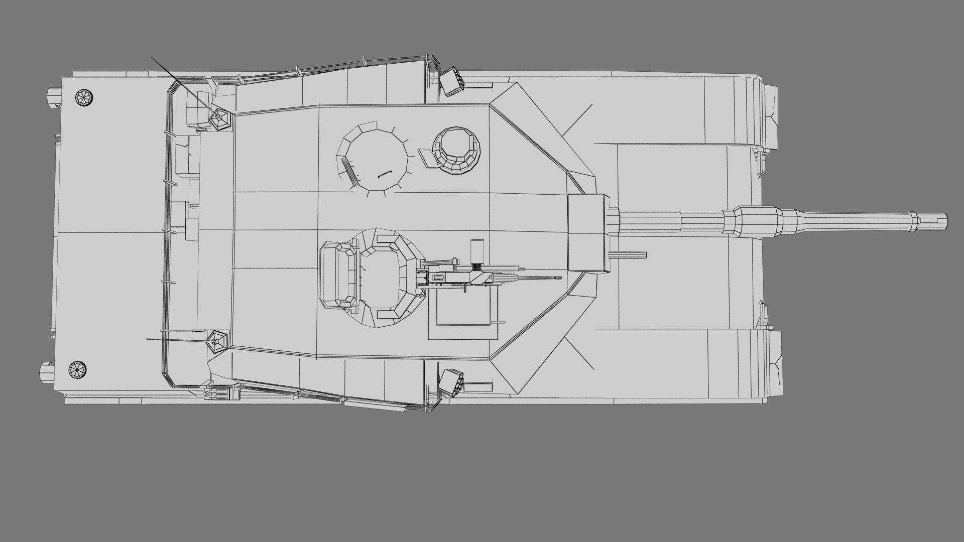 Tank M1A1 Base Mesh Free free VR / AR / low-poly 3D model | CGTrader