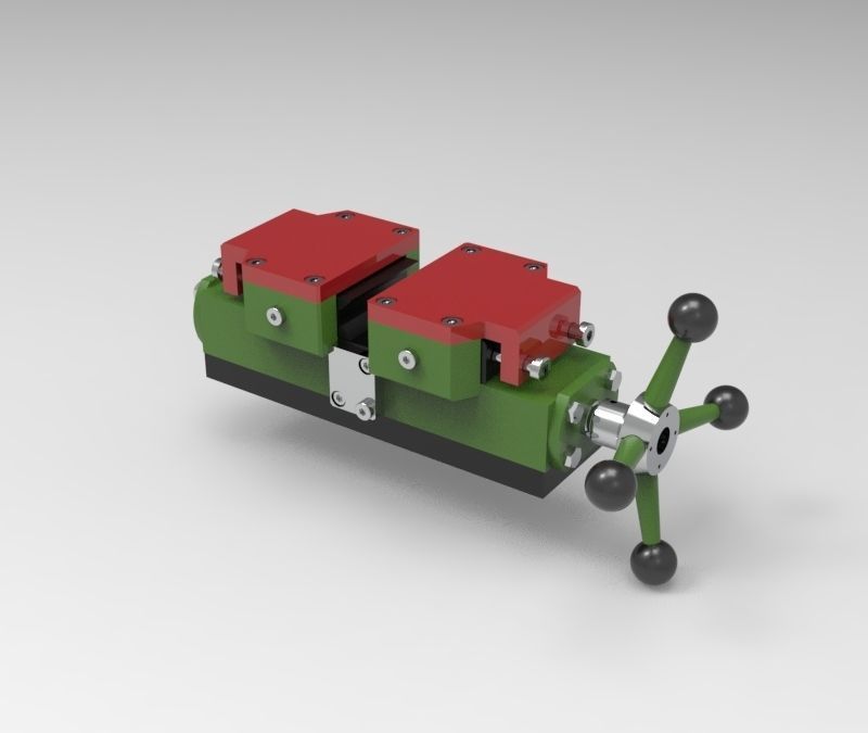 Vise for the machine 3D model | CGTrader