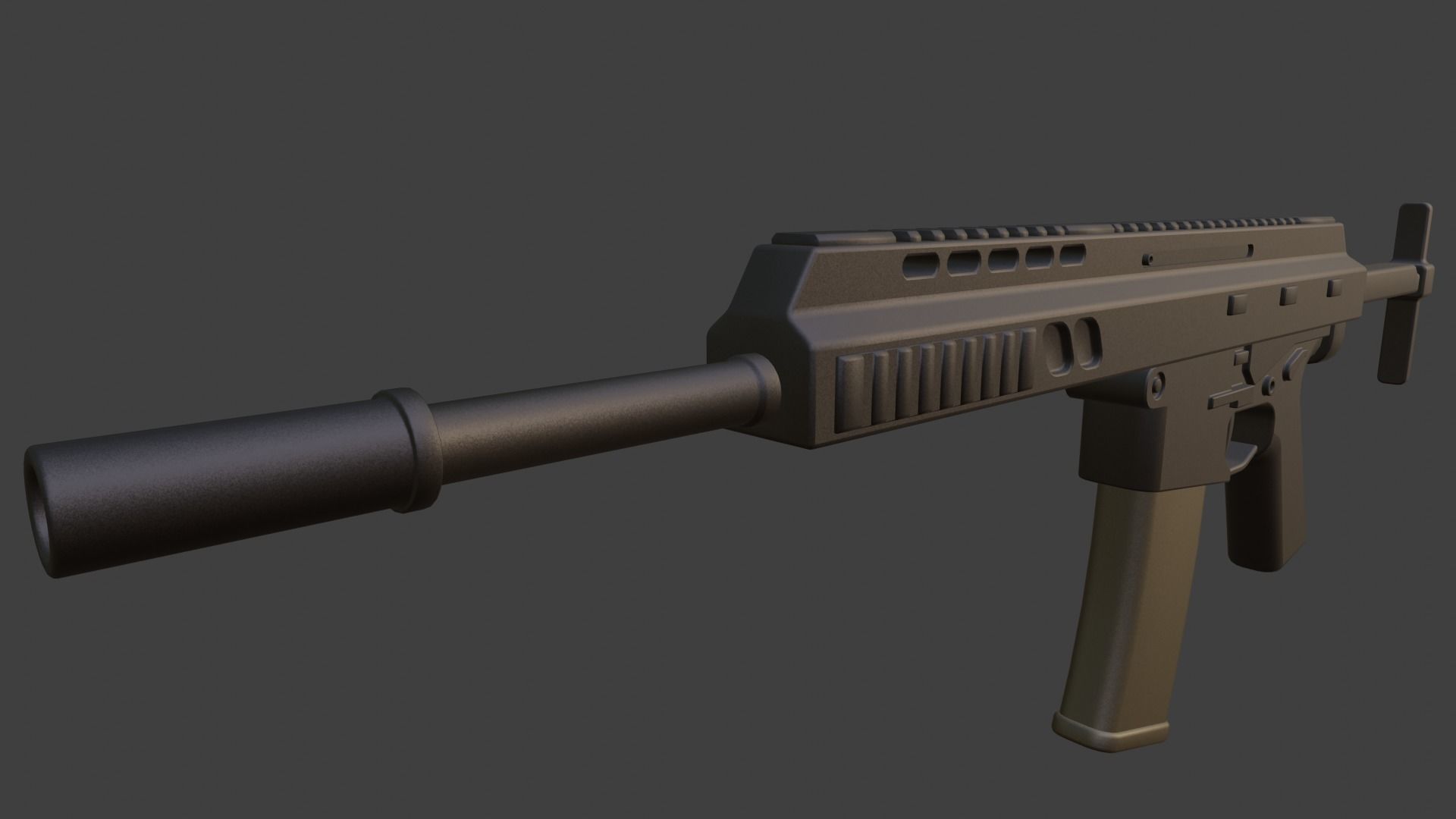 3D model BT APC submachine gun VR / AR / low-poly | CGTrader