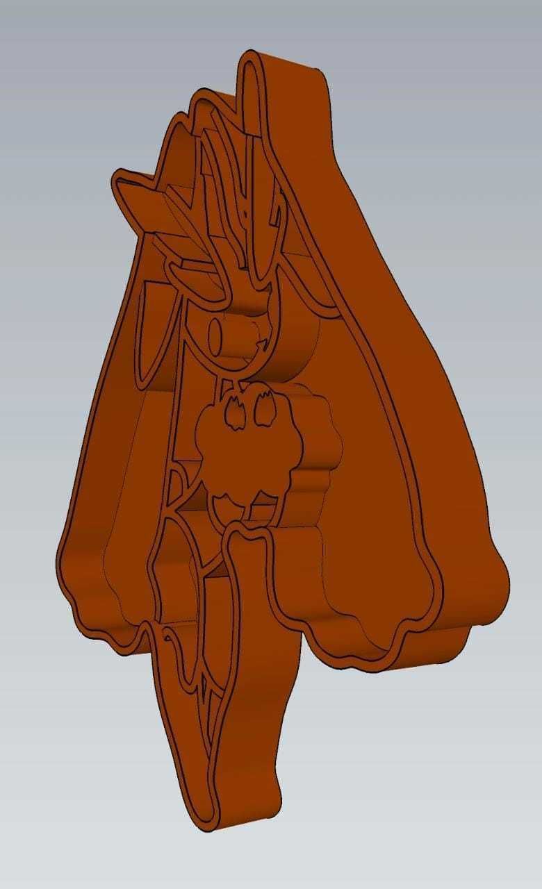 Amazing Pokemon Lopunny Cookie Cutter Stamp Cake Decorating 3D model animated | CGTrader