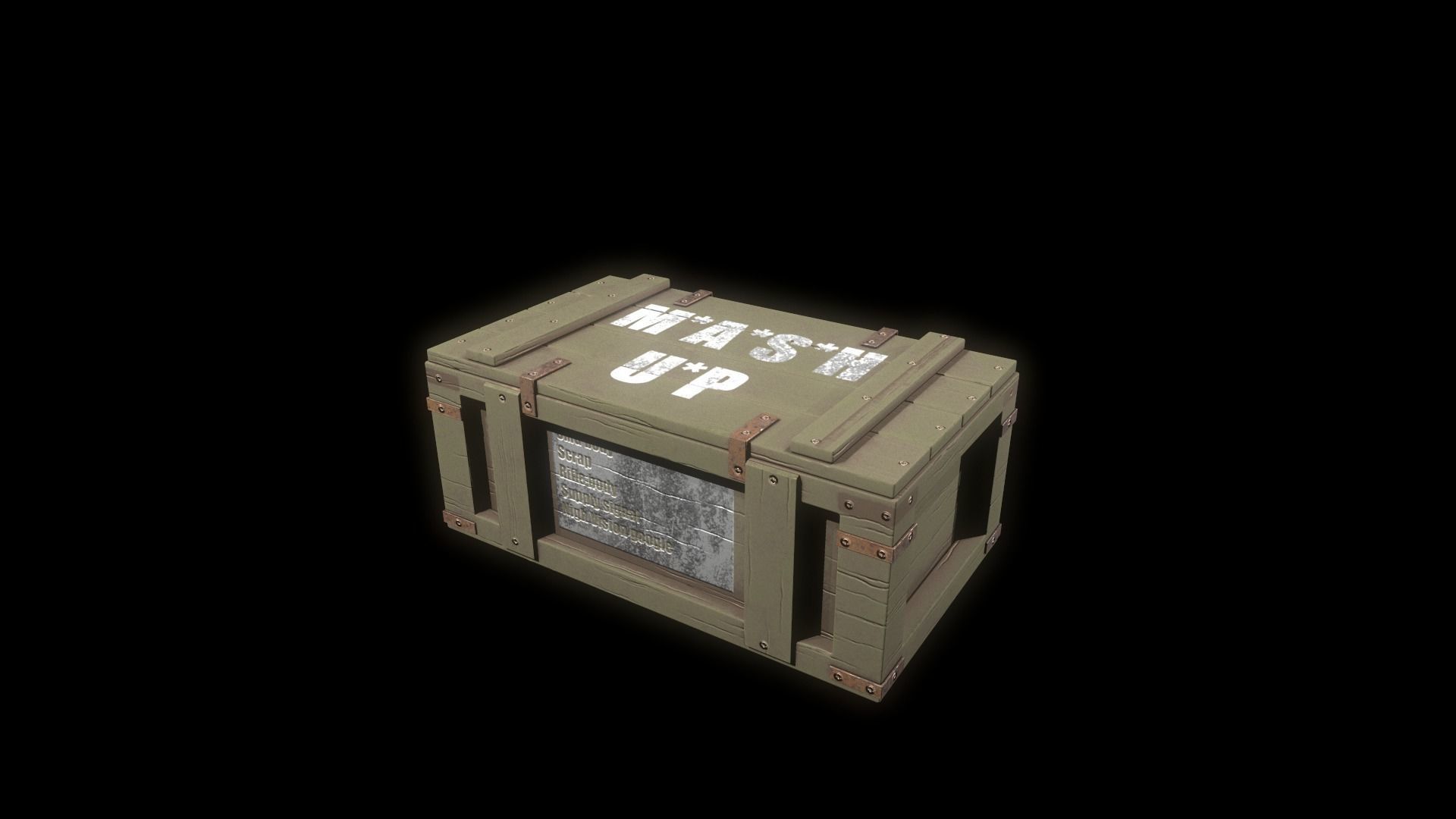 Militry Crate free VR / AR / low-poly 3D model | CGTrader