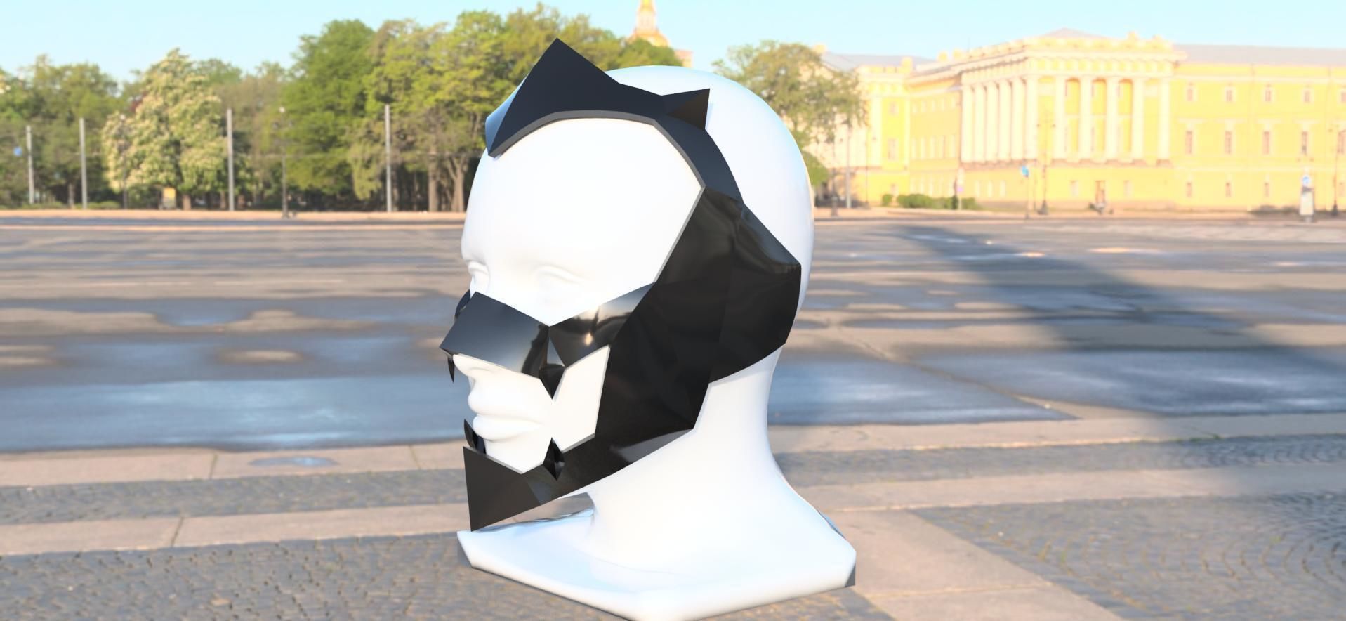 RED RIOT MASK - MY HERO ACADEMIA 3D model 3D printable | CGTrader