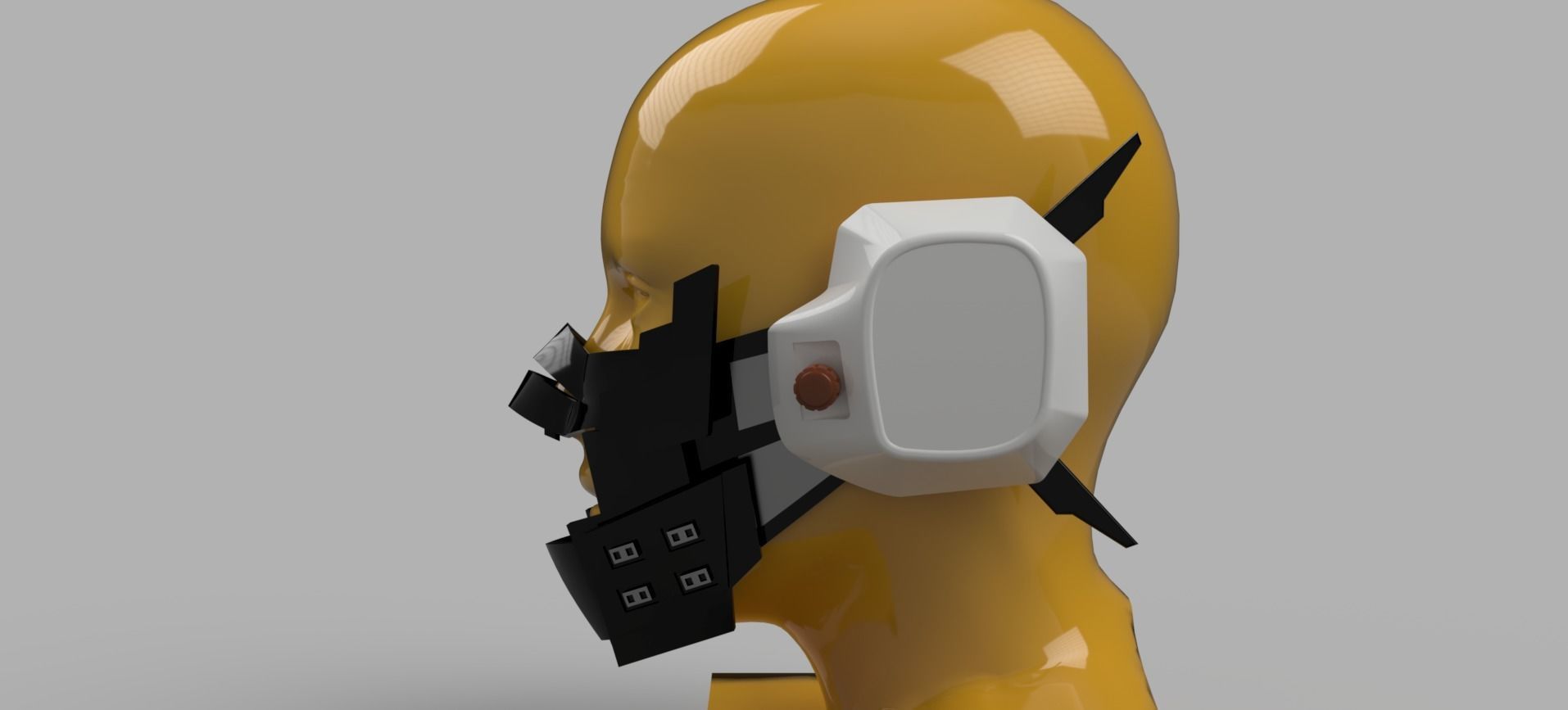 HITOSHI SHINSO MASK - MY HERO ACADEMIA 3D model 3D printable | CGTrader